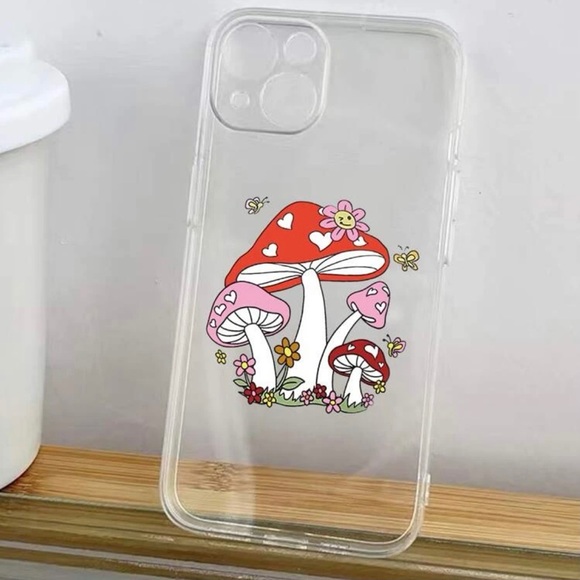 Cell Phones & Accessories | Cartoon Mushroom Clear Iphone 12 Pro Max ...
